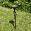Ornate Cast Iron Bird Bath Ground Stake – Selections