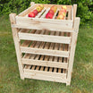 Traditional Wooden Apple Storage Rack (5 Drawer) – Selections