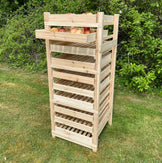 Traditional Wooden Apple Storage Rack (10 Drawer) – Selections