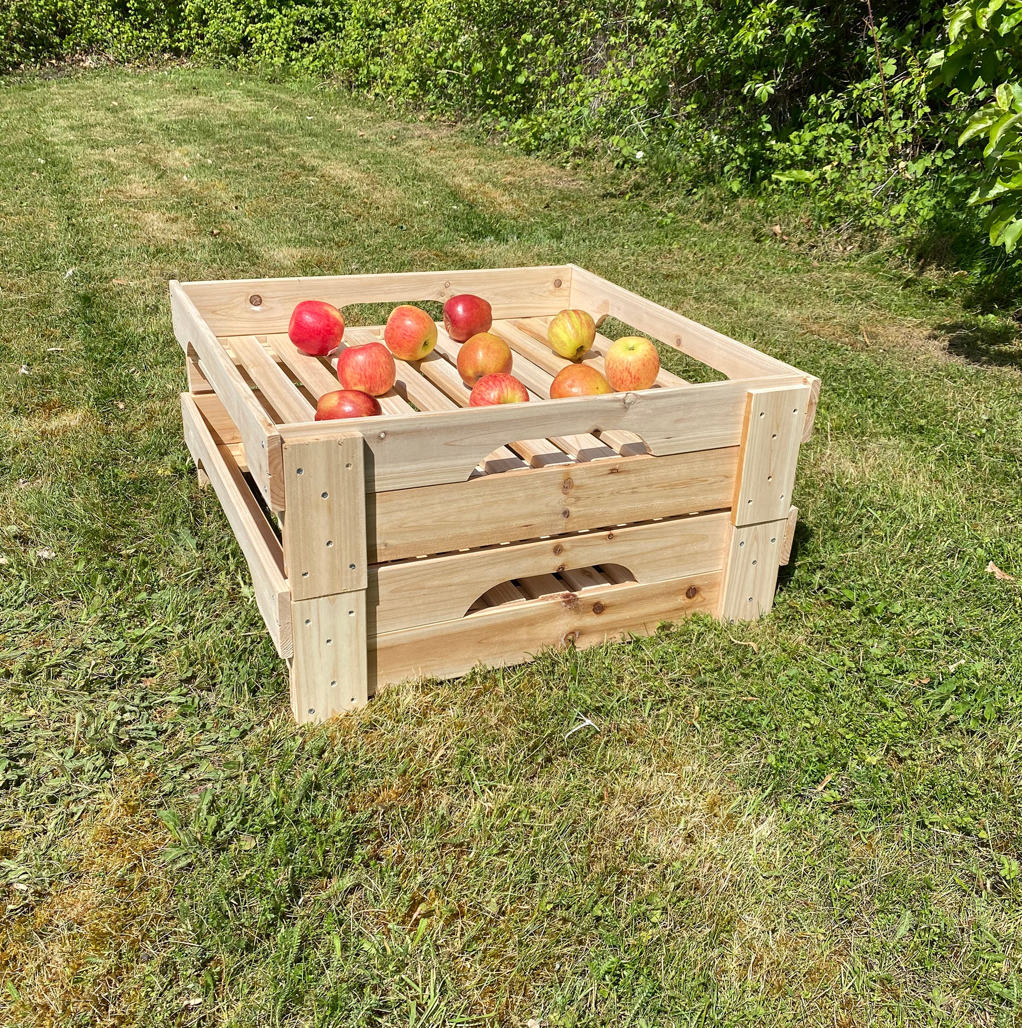Traditional Wooden Apple Storage Trays (Set of 4) – Selections