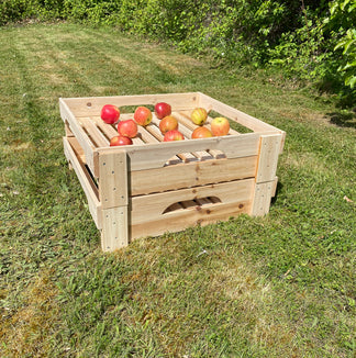 Traditional Wooden Apple Storage Tray Rack - Pack of 4 – Selections