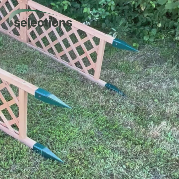 Ground Spikes for Wooden Garden Arch (Pack of 4) I by Garden Selections