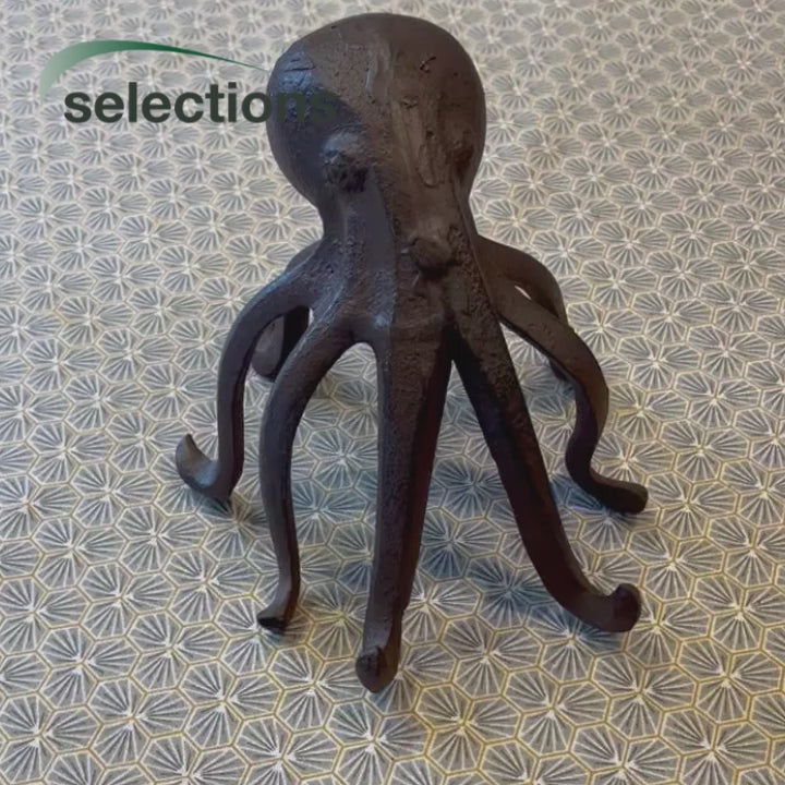 Cast Iron Octopus Phone Holder – Selections