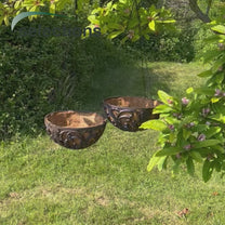 Cast Iron Garden Hanging Basket Planters (25.5cm) - Pack of 2 – Selections